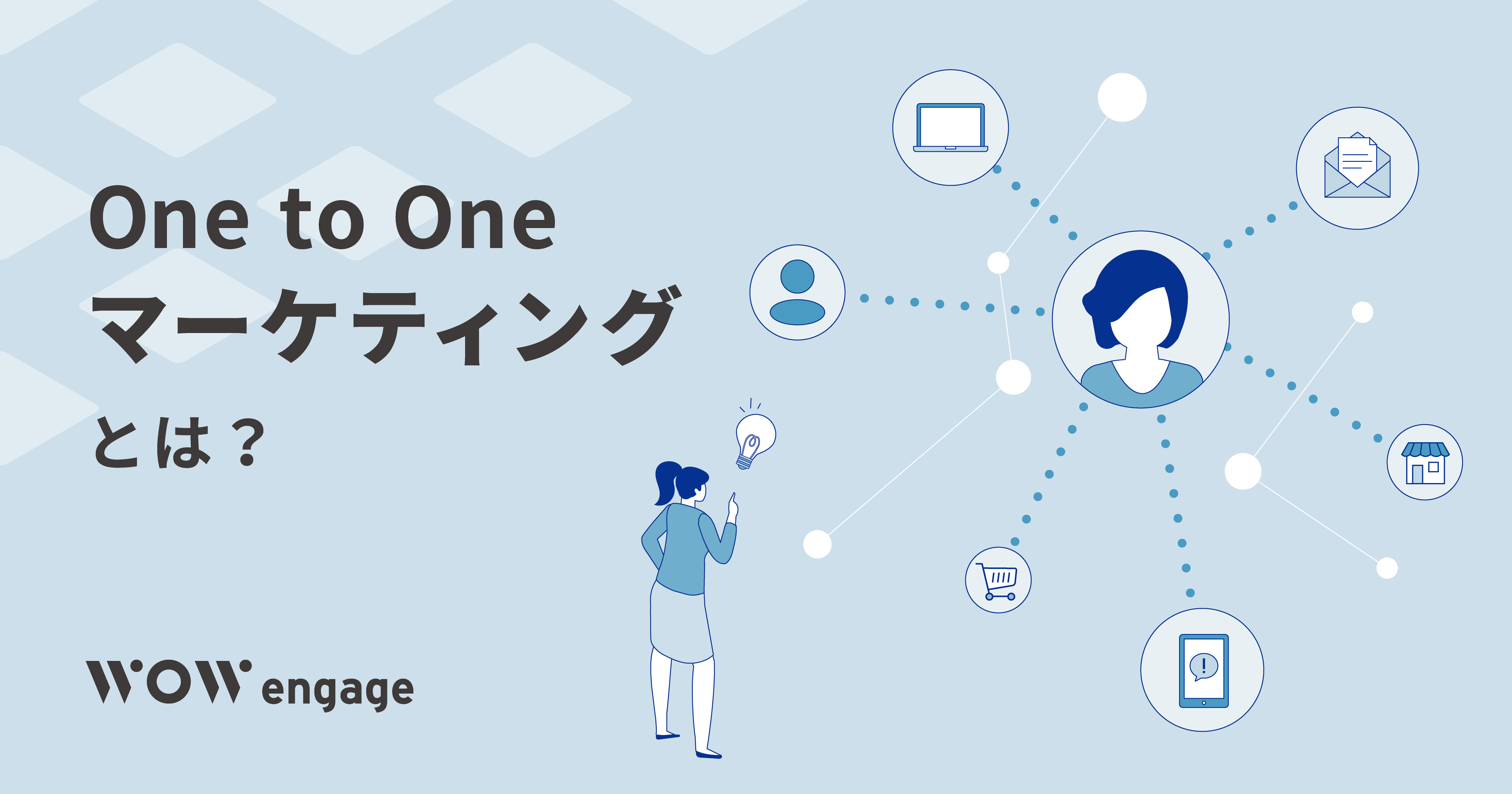 One to Oneマーケティングとは？具体的な手法や成功事例を解説｜顧客が喜ぶコミュニケーションが実現するソリューションサービス（ワオエンゲージ）